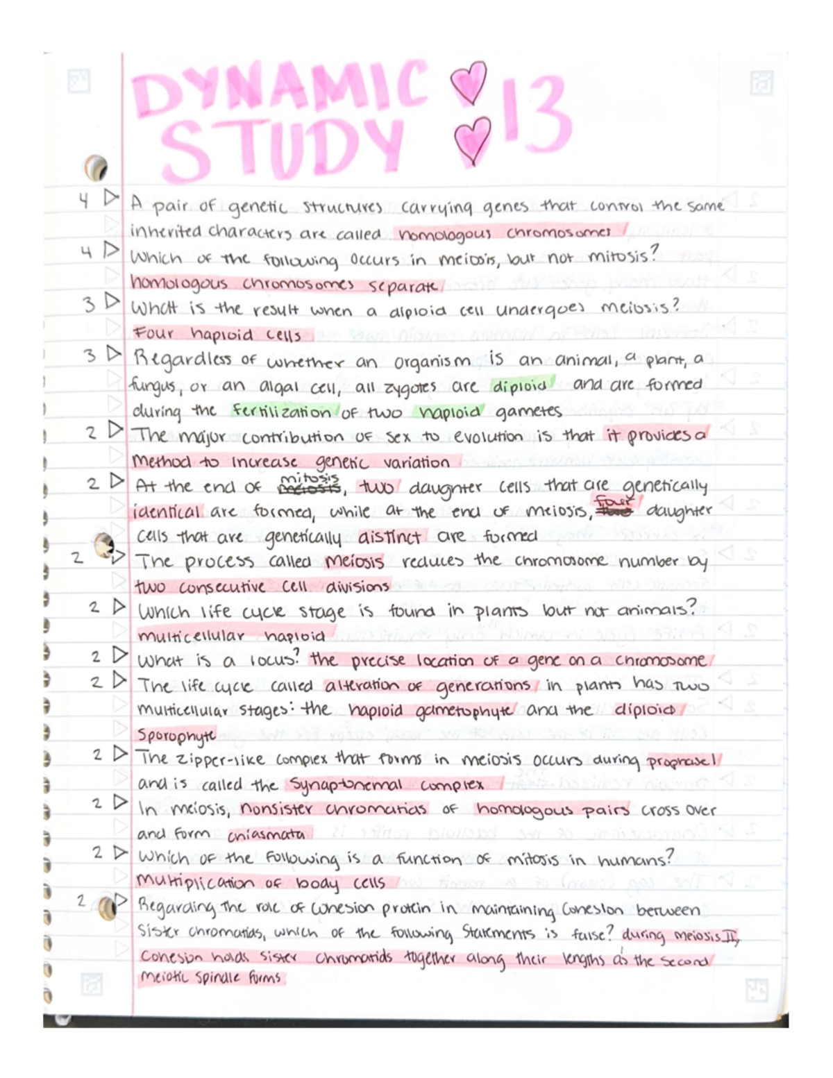 Chapter 13 dynamic study and my lab - BSC2010 - Studocu