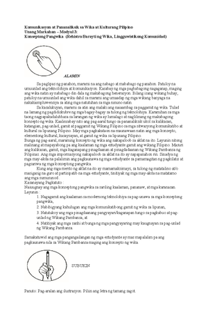 Introduction to Philosophy Module 3 Grade 12 - Studocu