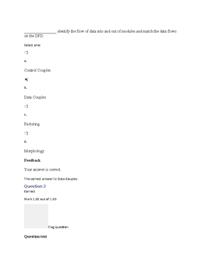 [Solved] The inputoriented processes are called Efferent flows Efferent - Software Engineering 2 ...