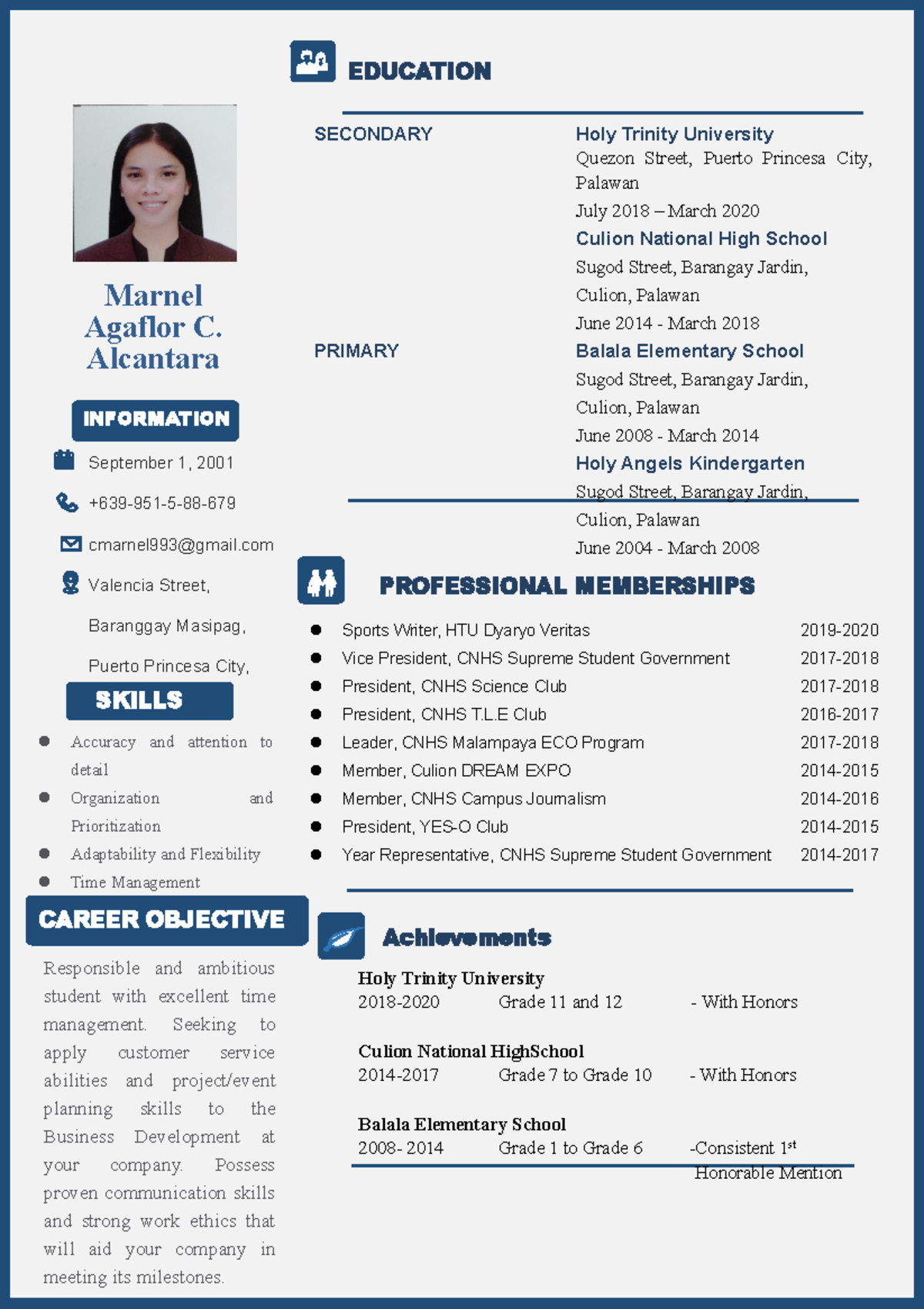 Final Resume Marnell WPS-PDF-convert - September 1, 2001 +639-951-5-88- cmarnel993@gmail ...