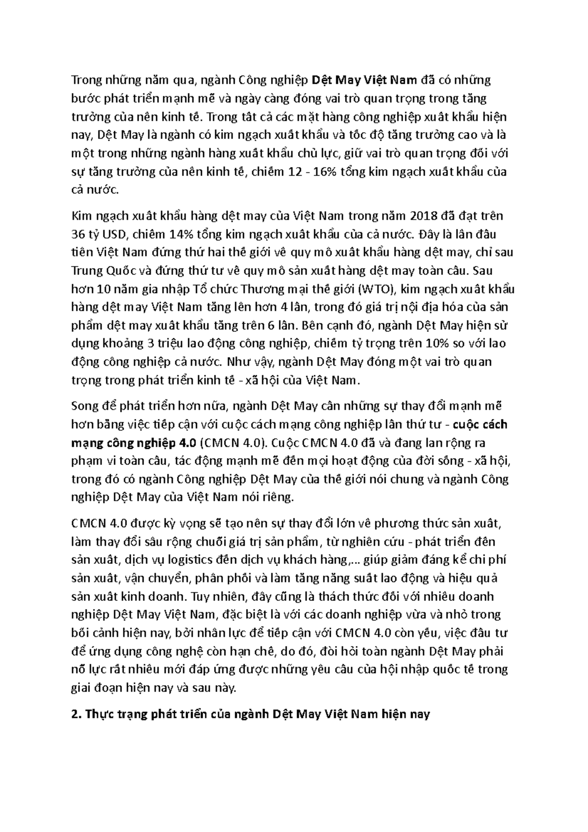 Thị trường - Trong nh ững năm qua, ngành Công nghi p ệ D t May Vi t Namệ ệ đã có nh ững b ước ...