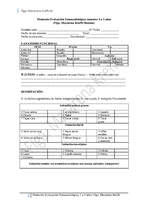 Prueba de lectura y escritura - PROTOCOLO PRUEBA LECTURA Y ESCRITURA ...