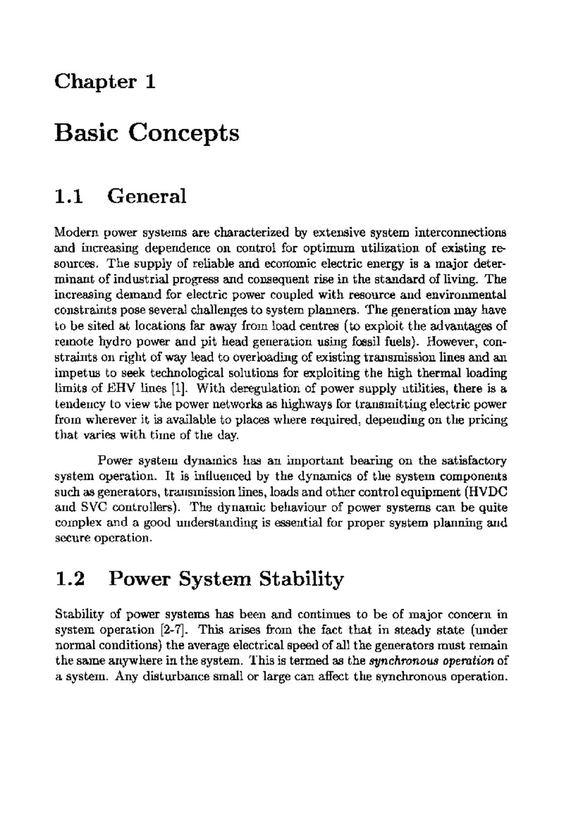 UNIT - I - Power System Dynamics - Studocu