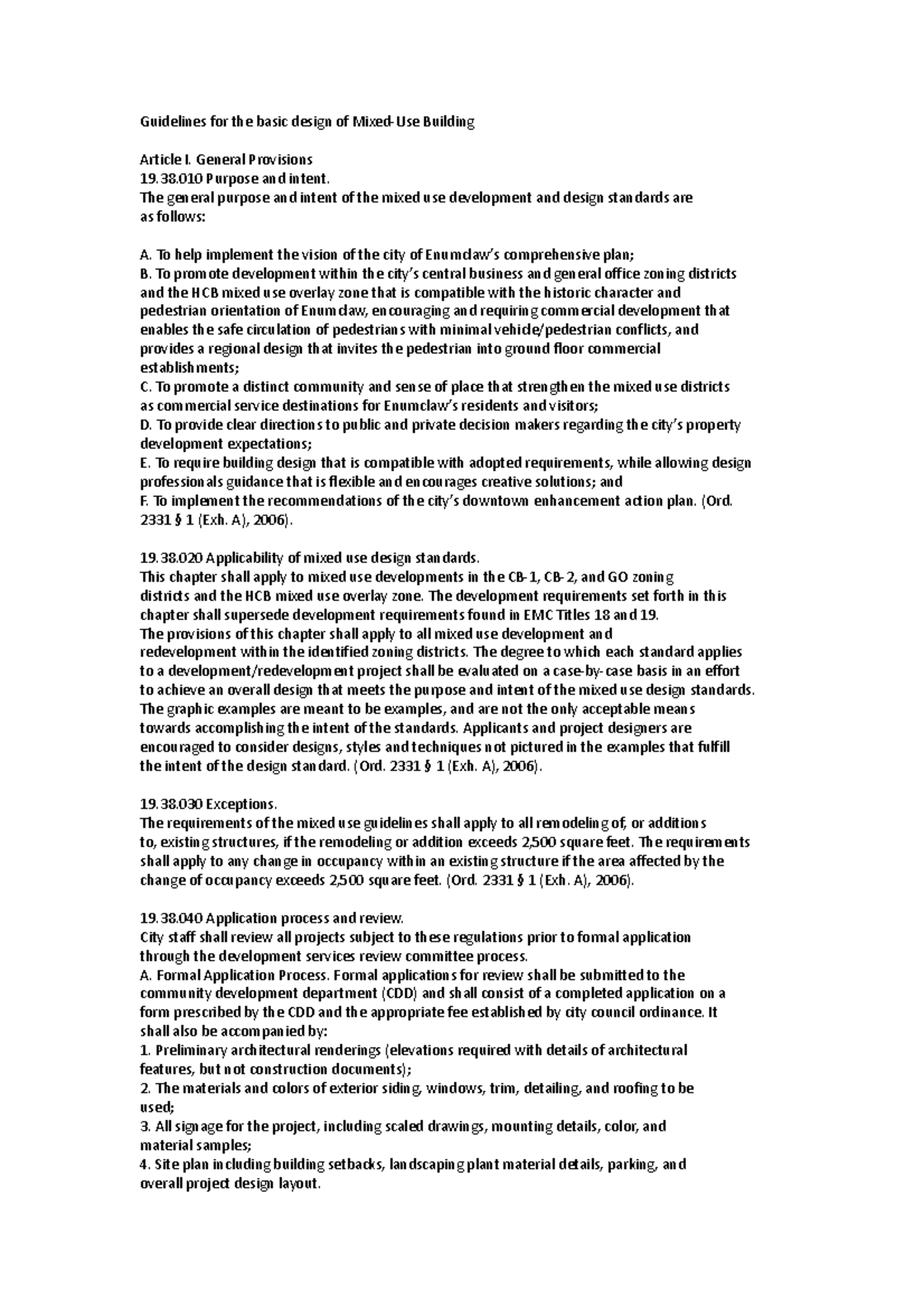 Guidelines for the basic design of Mixed-use buildings - Guidelines for ...