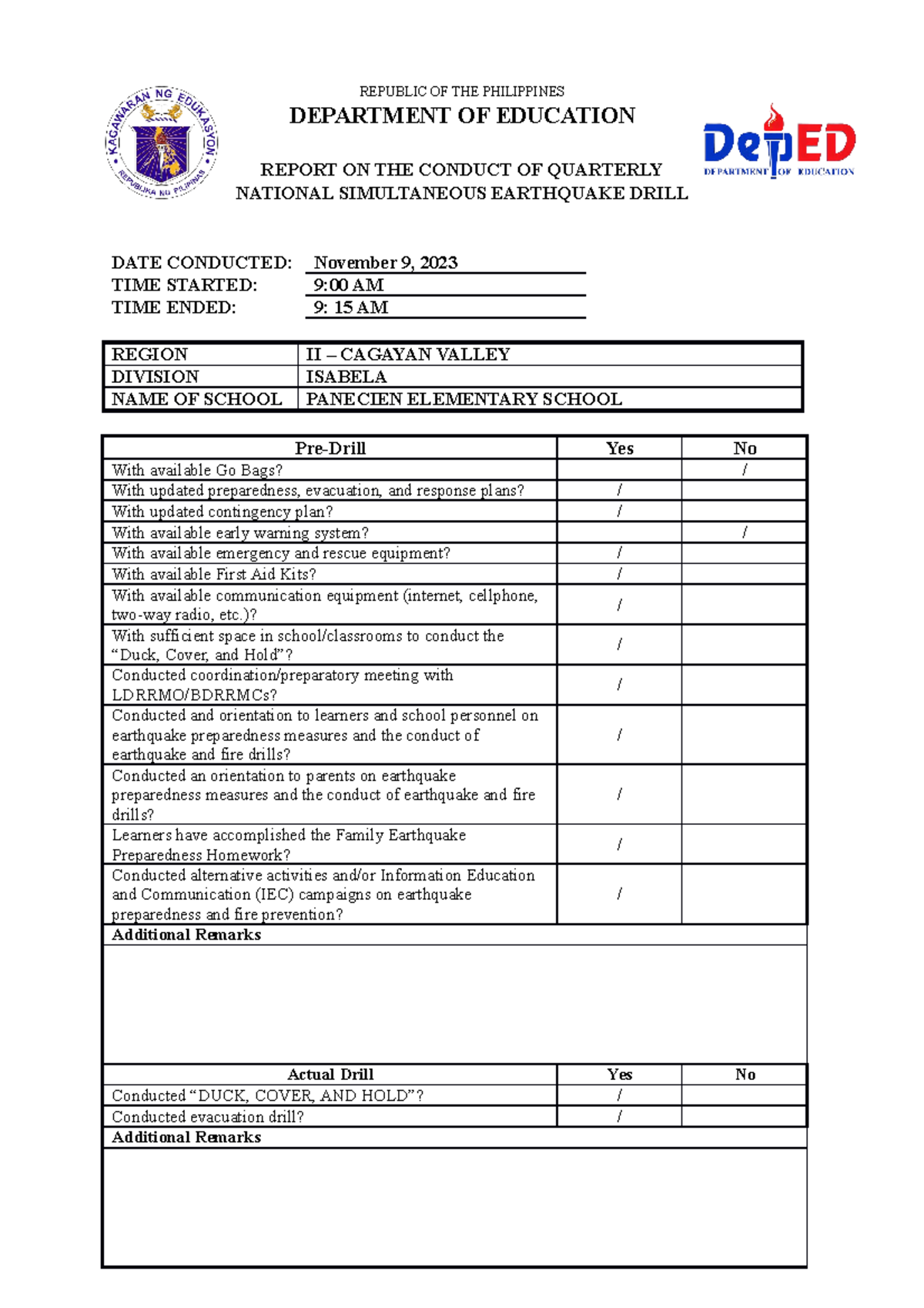 103090 Panecien-ES -NSED -4TH- Quarter-2023 - REPUBLIC OF THE ...