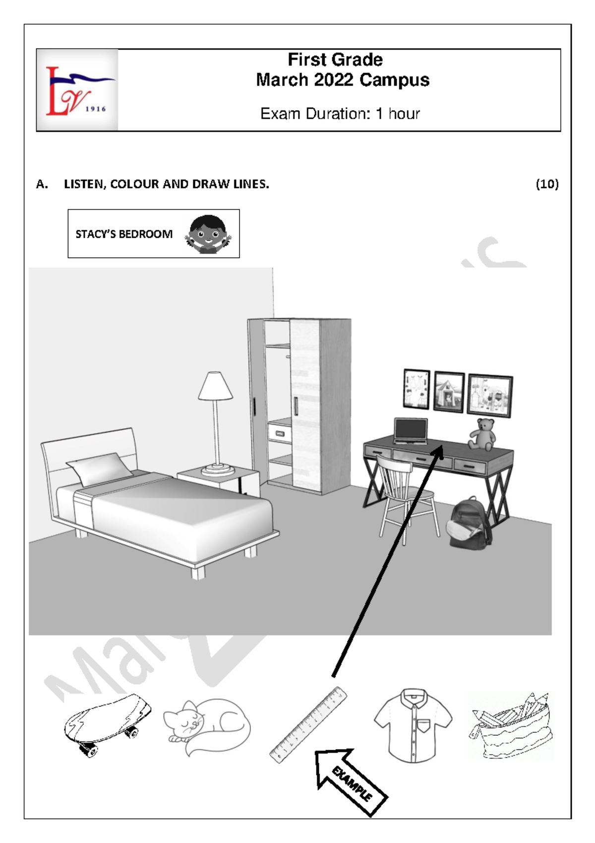 Kids 1 2022 MOCK EXAM - odme - First Grade March 2022 Campus Exam ...