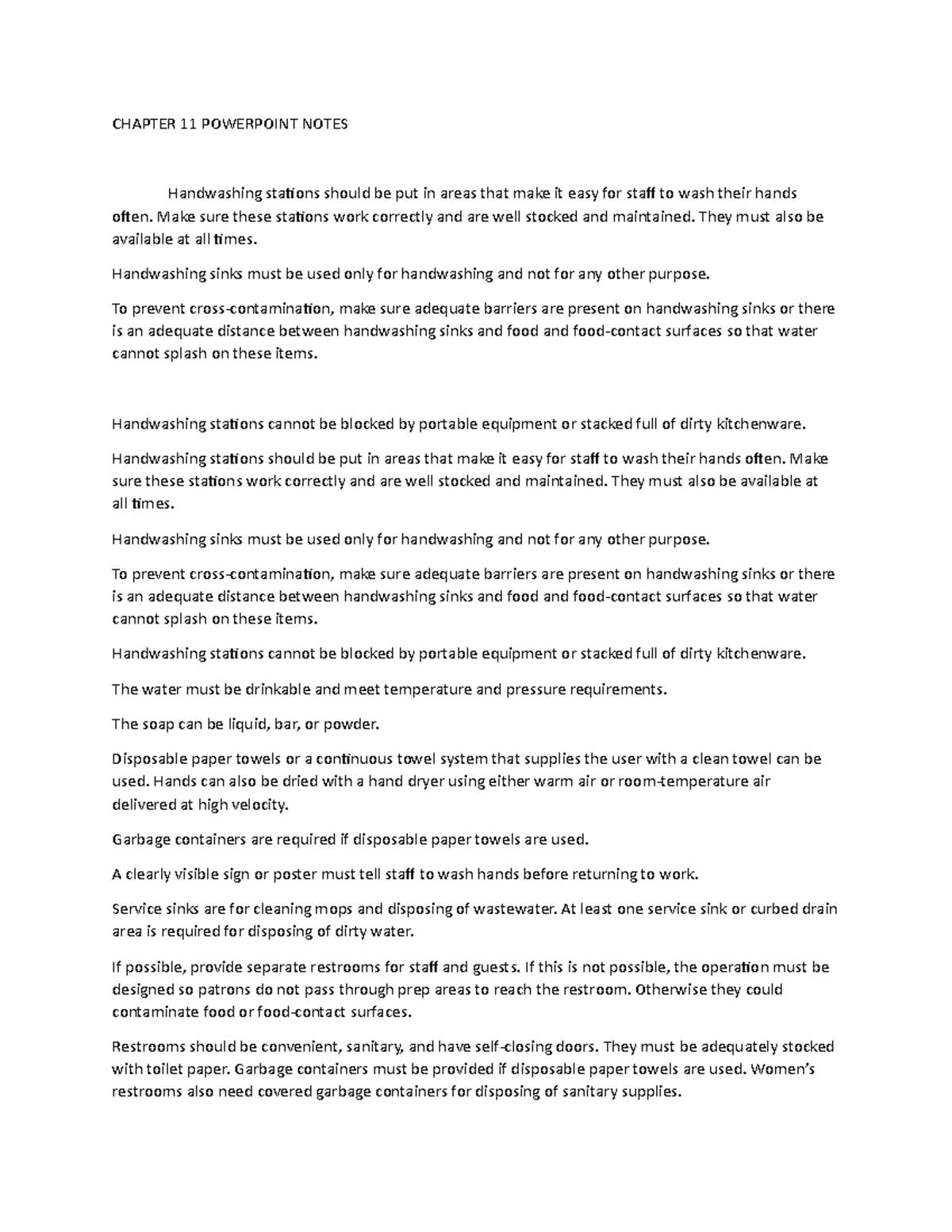 Chapter 11 powerpoint culinary notes 2 - CHAPTER 11 POWERPOINT NOTES ...