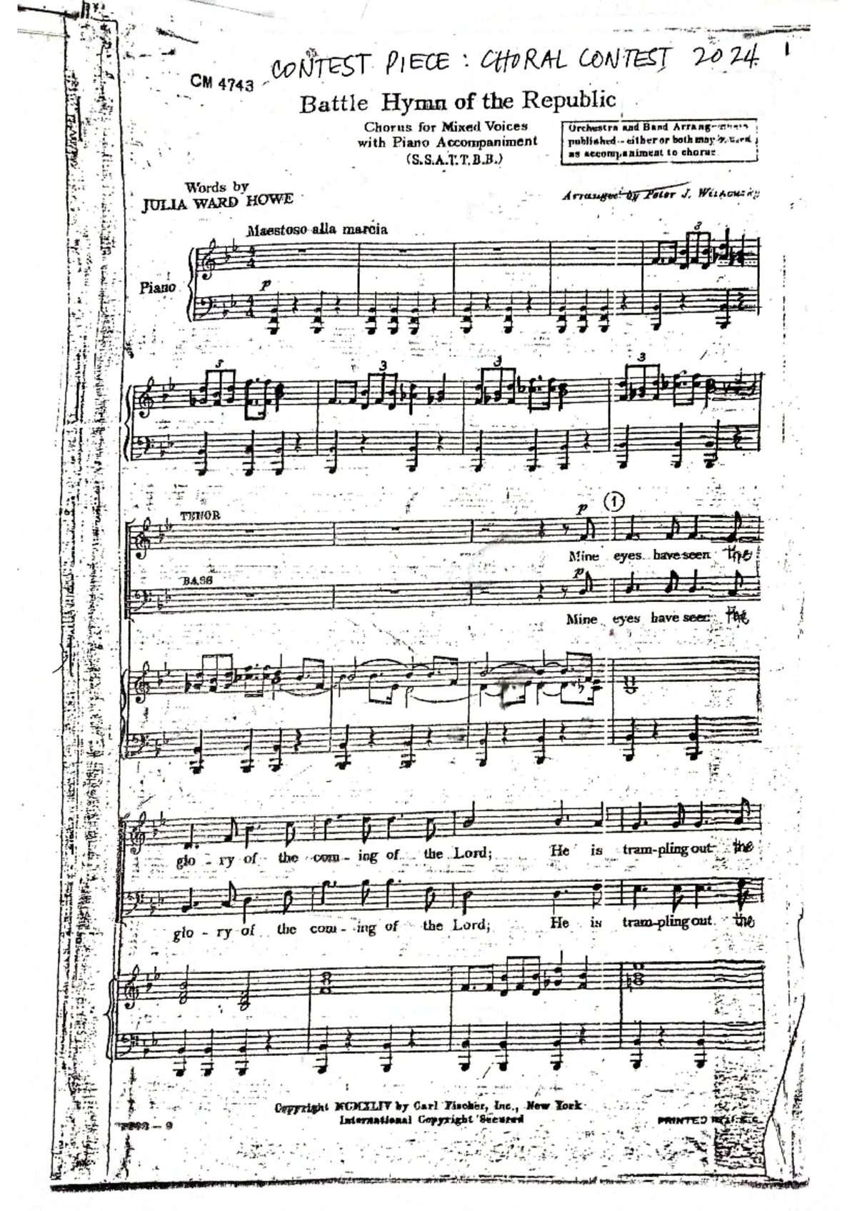 Choral-Contest-Piece - . ! j i t ! ! th i 1 4 i P in ica ar: Se Re . ae ...