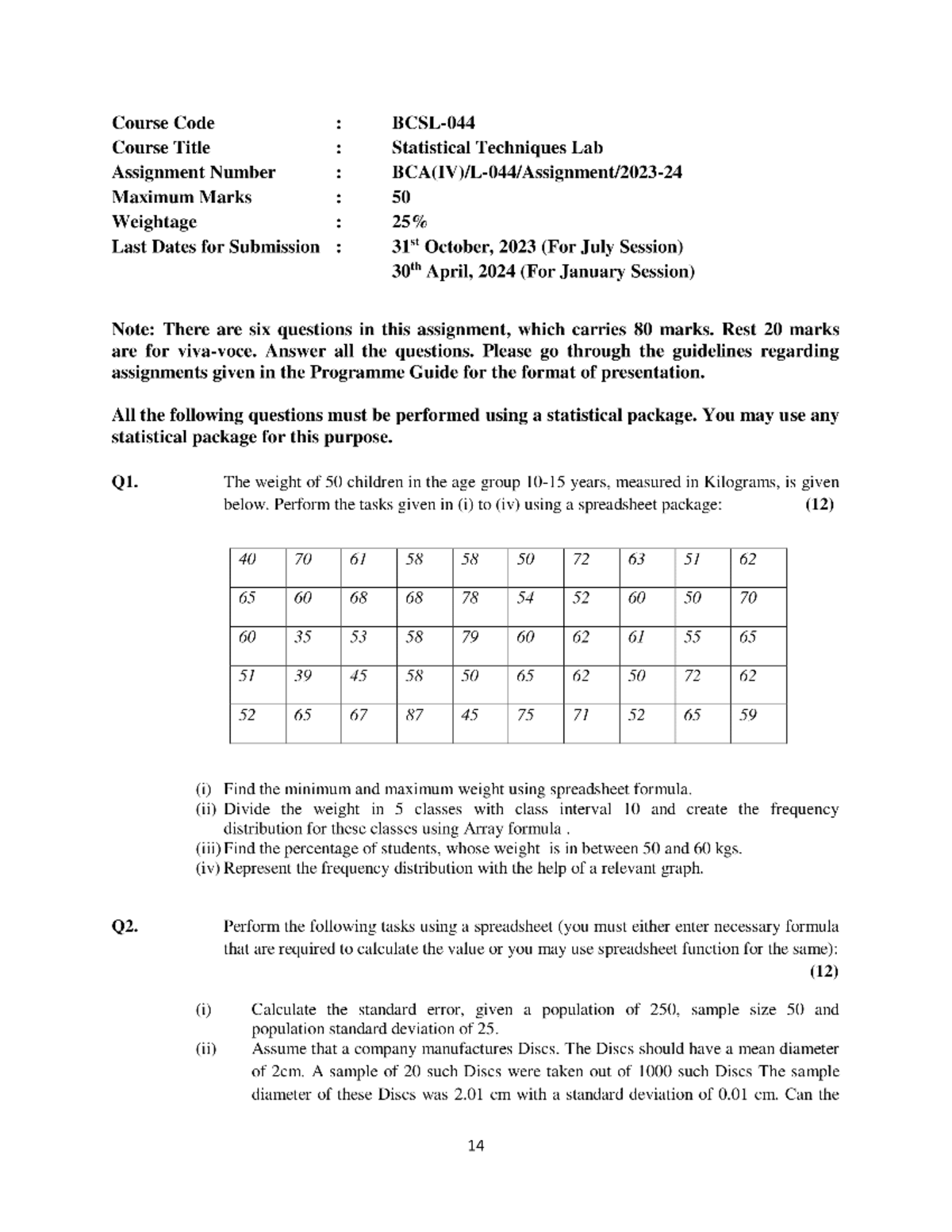 BCSL 044 2023 24 KUNJ Publication ulk0by - Bachelor of computer application - Studocu