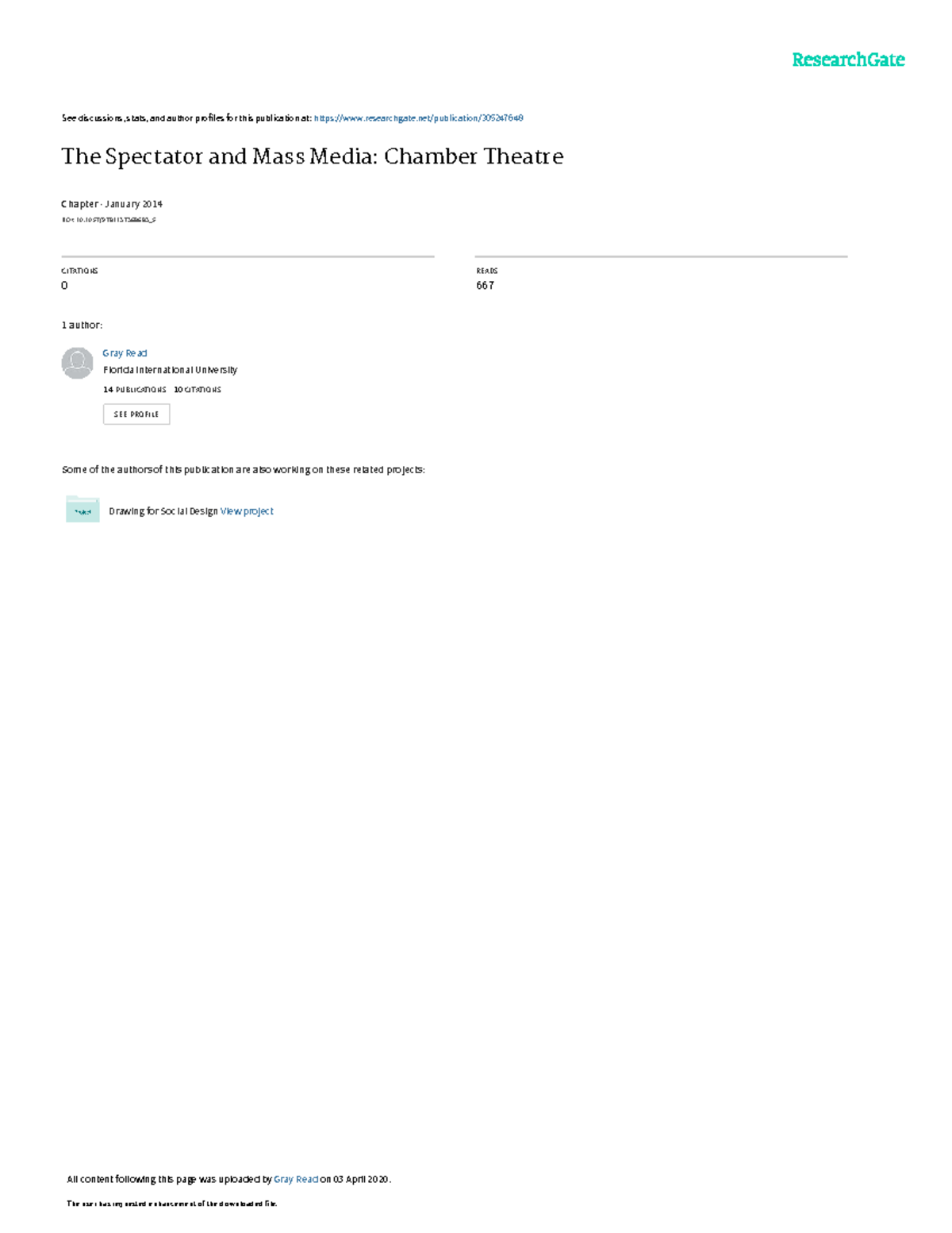 Chamber-Theatre All about Speaking strategies, techniques and ...