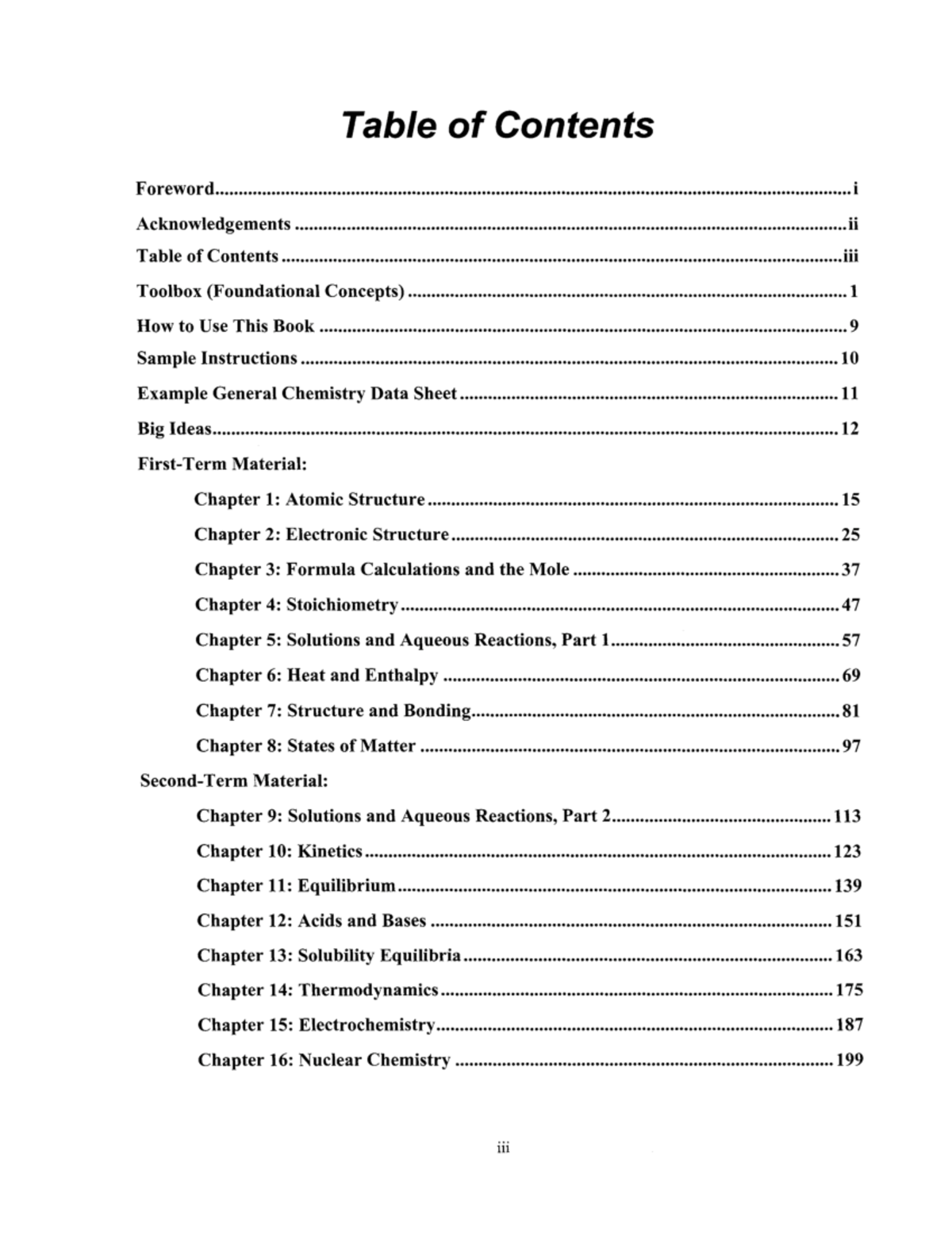 Preparing for Your ACS Examination in General Chemistry Second Edition ...