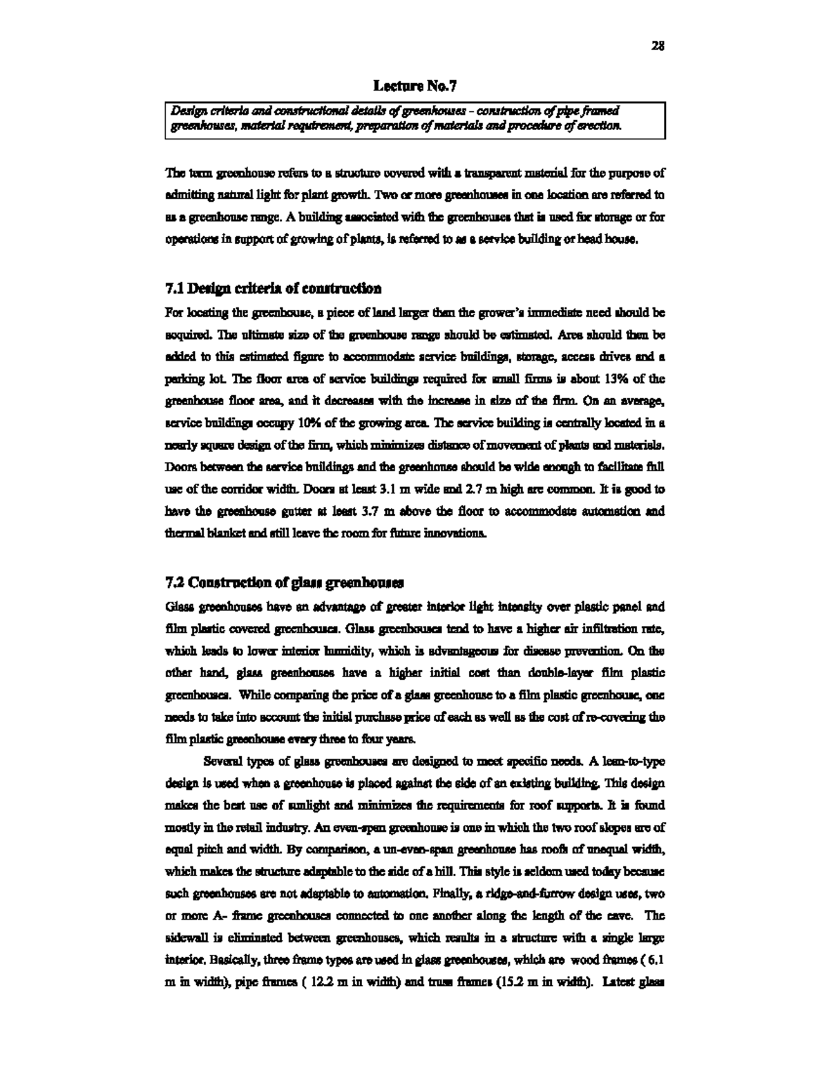 Agri notes 7 - Agriculture - Studocu