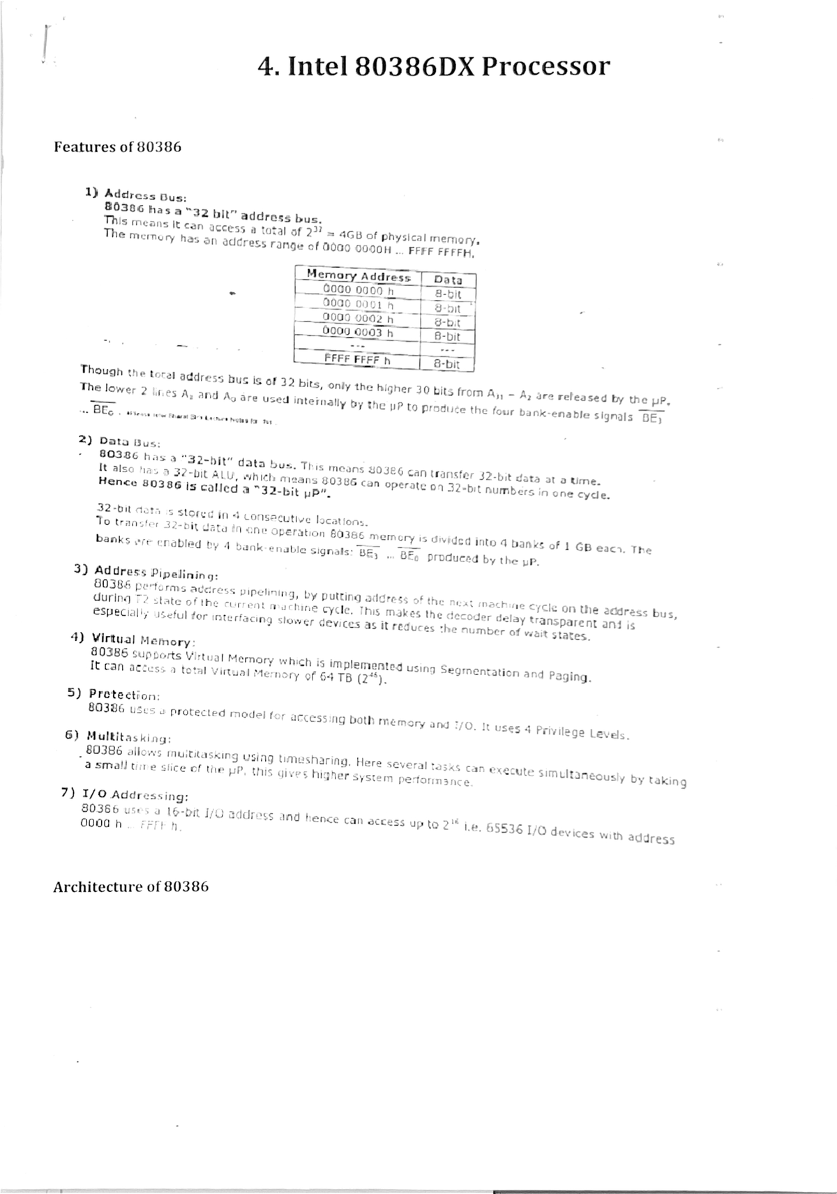 MP-4 - Pentium - Microprocessor - Studocu