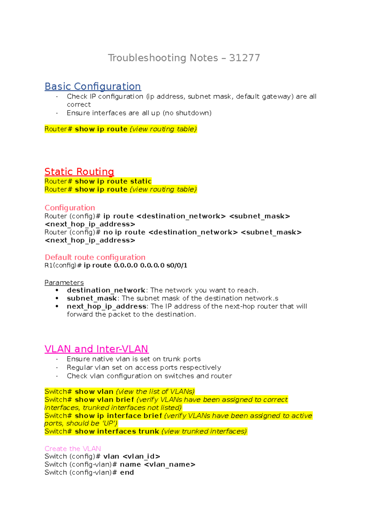 Troubleshooting SBA Notes + Useful Commands - Troubleshooting Notes ...