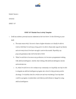 SNHU 107 Final Project-2 - SNHU 107 Project Template Academic Success ...