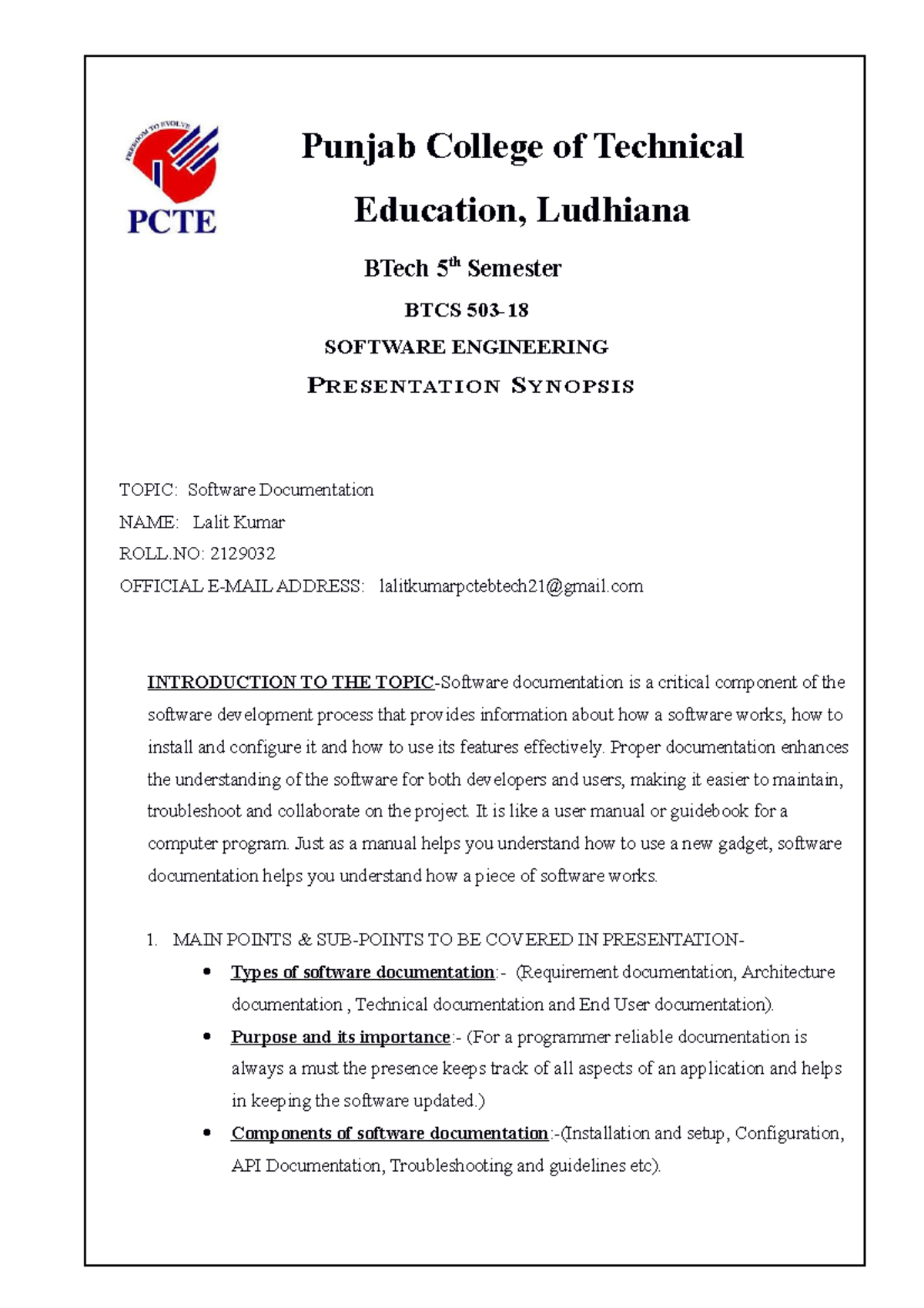 Lalit 2129032 - practical - Punjab College of Technical Education ...