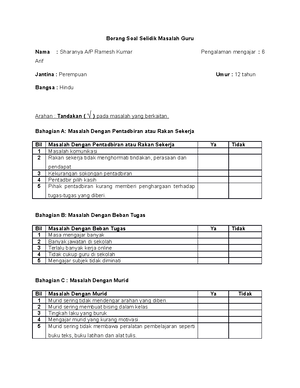 PSV T1 - EXAMPLE OF EXAM PAPER FOR PSV YEAR 1 SPECIAL EDUCATION ...