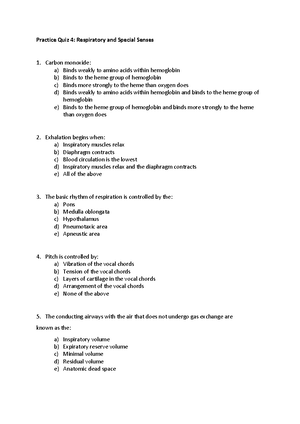 Practice multiple choice quiz - cardiovascular system. - Practice Quiz ...