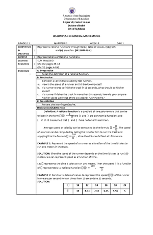 Stat Prob 11 Q3 SLM WK5 - MODULES - 11 Statistics and Probability ...