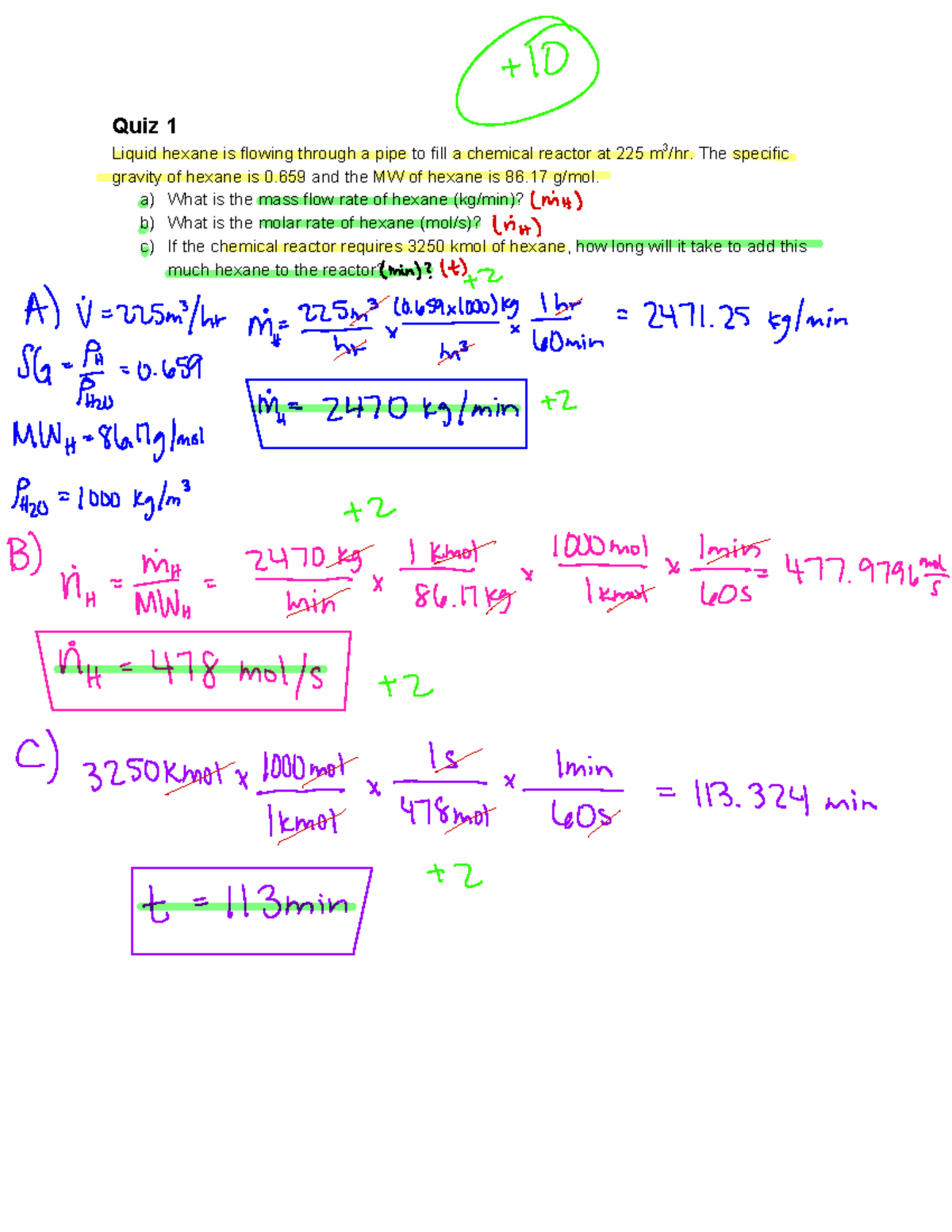 MEB Spr. 19 Quizzes Key - 1 Liqid heane is floing throgh a pipe to fill ...