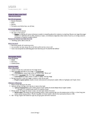 Comm270 2-16-23 - Lecture notes. The Professor is Ashley Seering ...