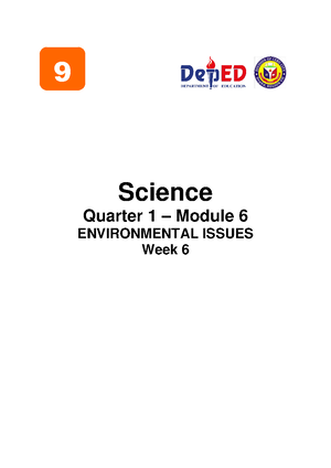 5 Q3 SCI - Science Notes Quarter 3 - Science Quarter 3 - Module 5 Week ...