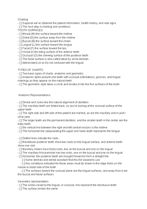 Patient information - At the initial appointment, a new patient is ...