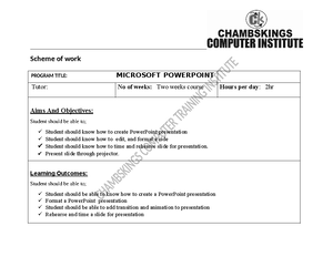 Chambskings microsoft word handout - WORD PROCESSING Word processing ...