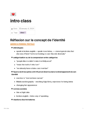 #10 Identité et famille - Identité et interactions sociales Cours 10 ...