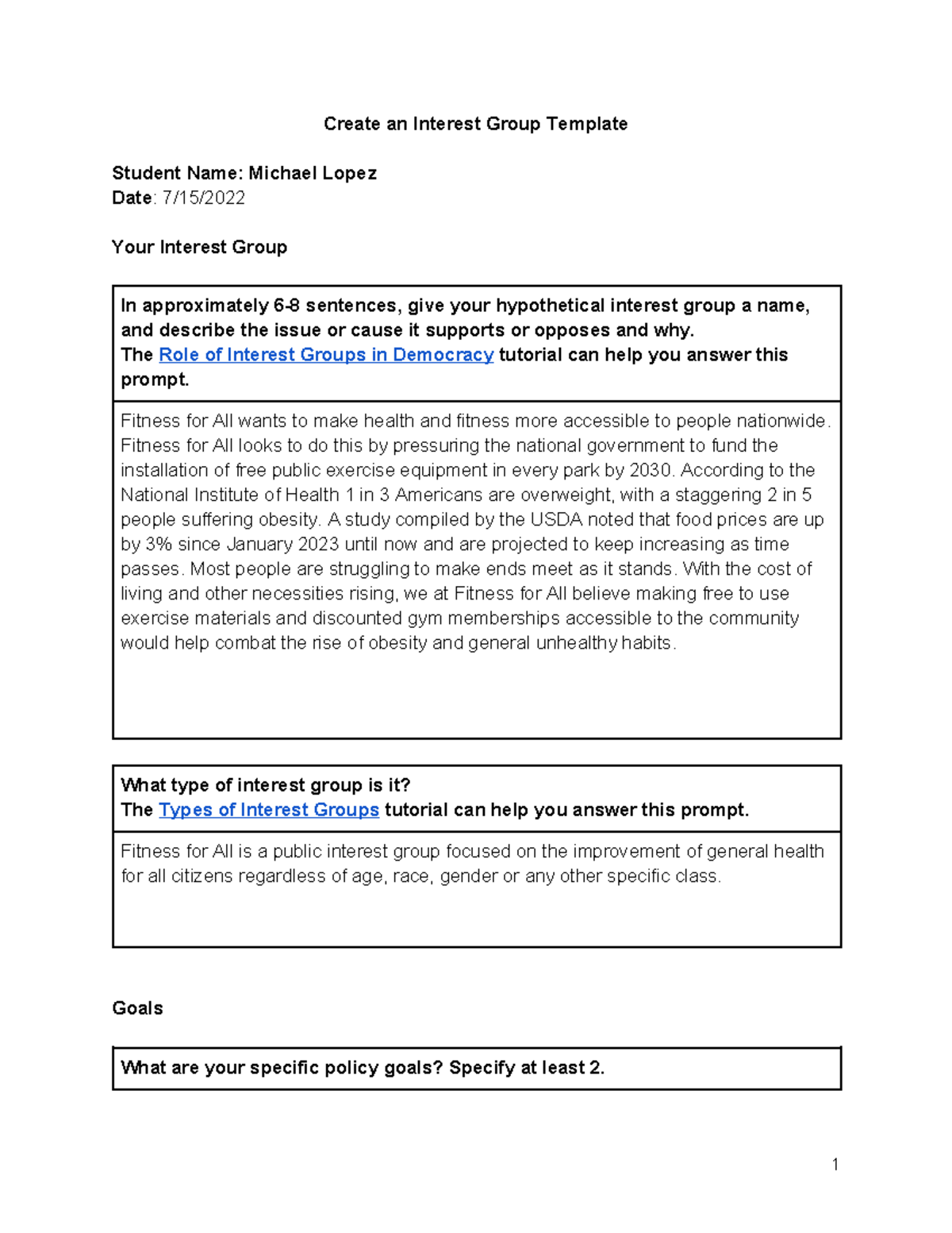 Create an Interest Group Template Touchstone - Create an Interest Group ...