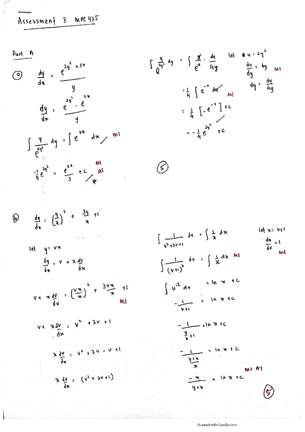 Assessment 3 answer scheme for chapter 1,2,3 - Calculus For Engineers ...