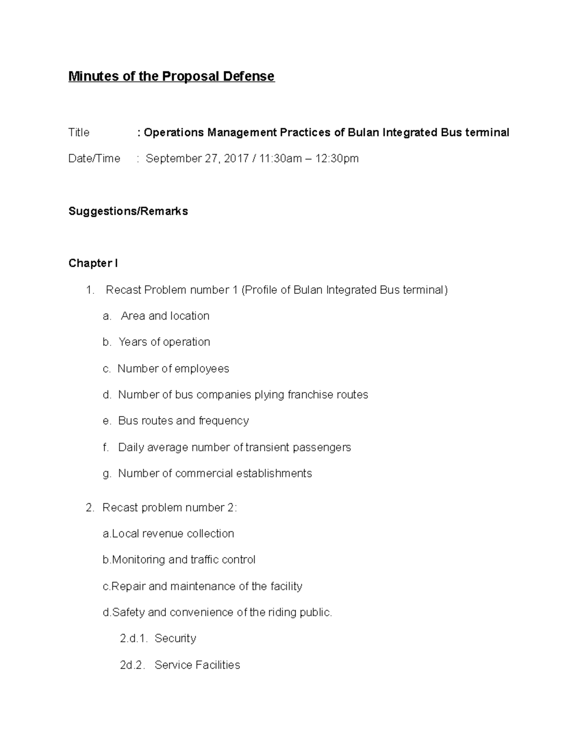 Minutes- Proposal edited - Minutes of the Proposal Defense Title ...