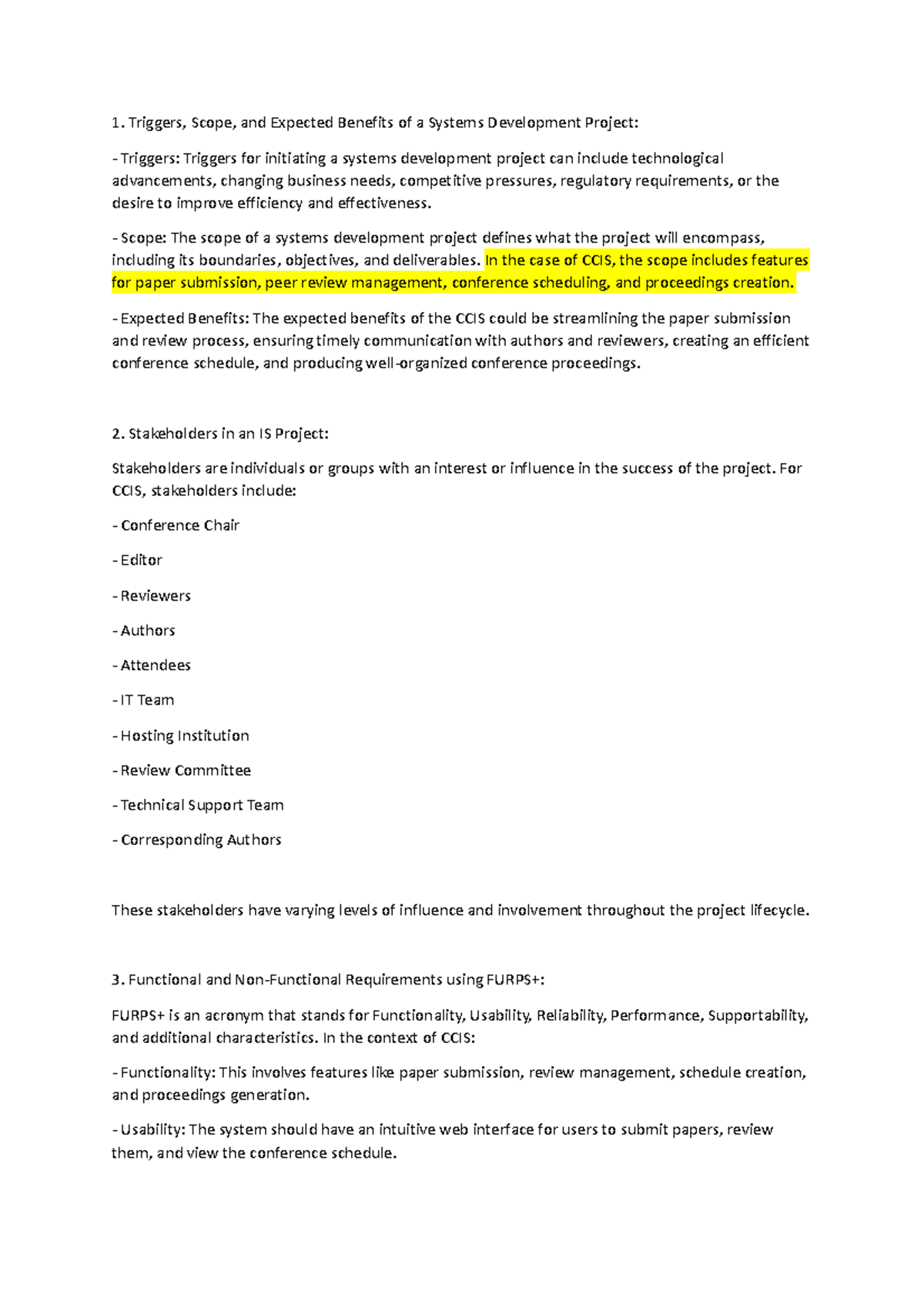 Case study soln - This is a case solution - Triggers, Scope, and ...