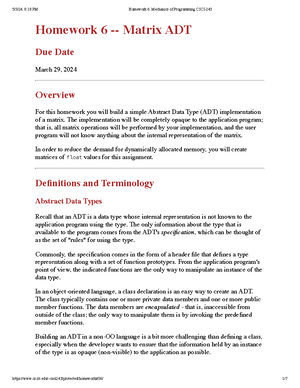 Practice Exam 3 - Mechanics of Programming: Final Exam Review 1. In a ...
