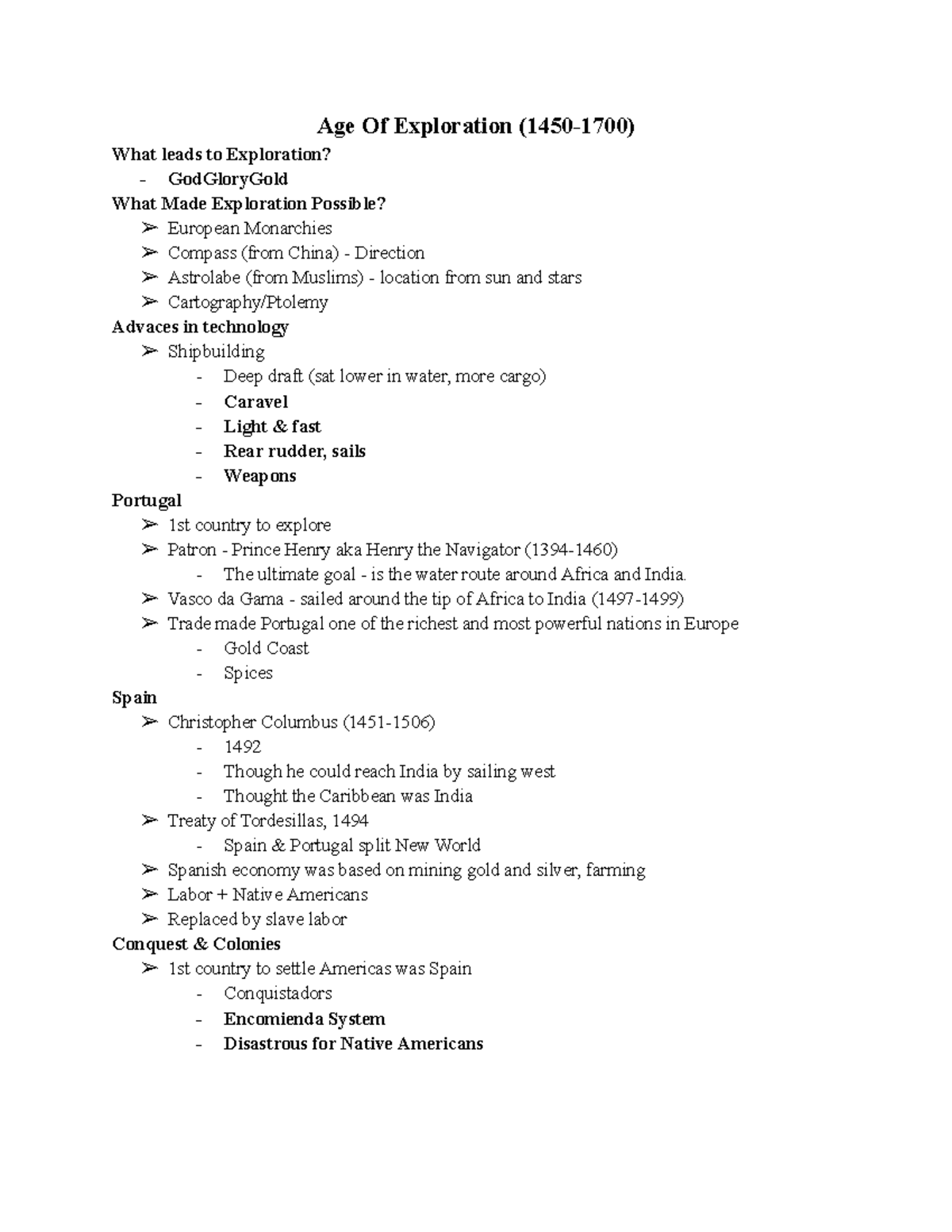 Age of Exploration 11 28 2022 - Age Of Exploration (1450-1700) What ...