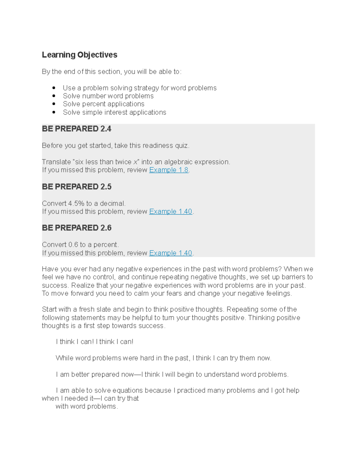 2.2 Problem Solving Skills - Learning Objectives By the end of this ...