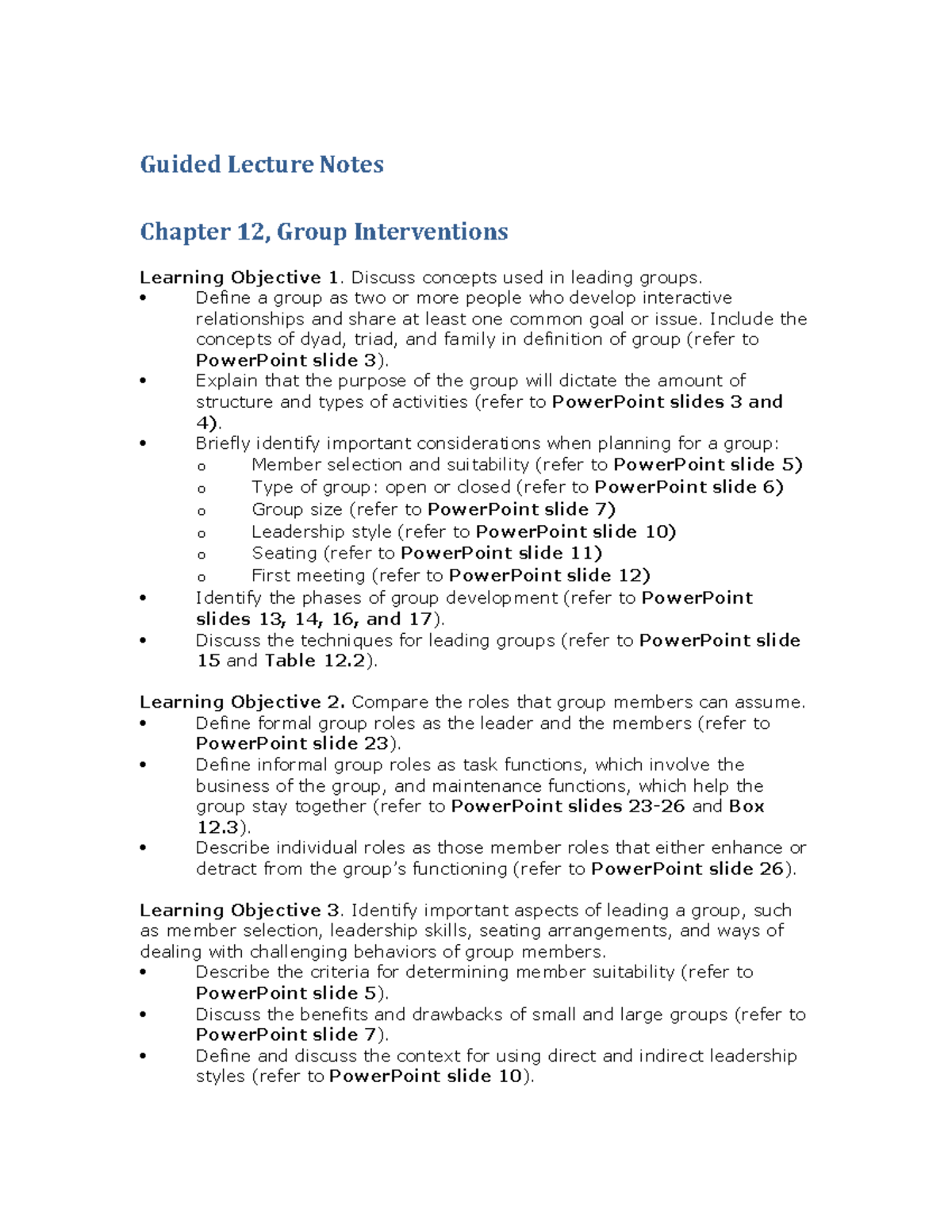Boyd Ess 2e Guided Lecture Notes Chapter 12 - Guided Lecture Notes ...