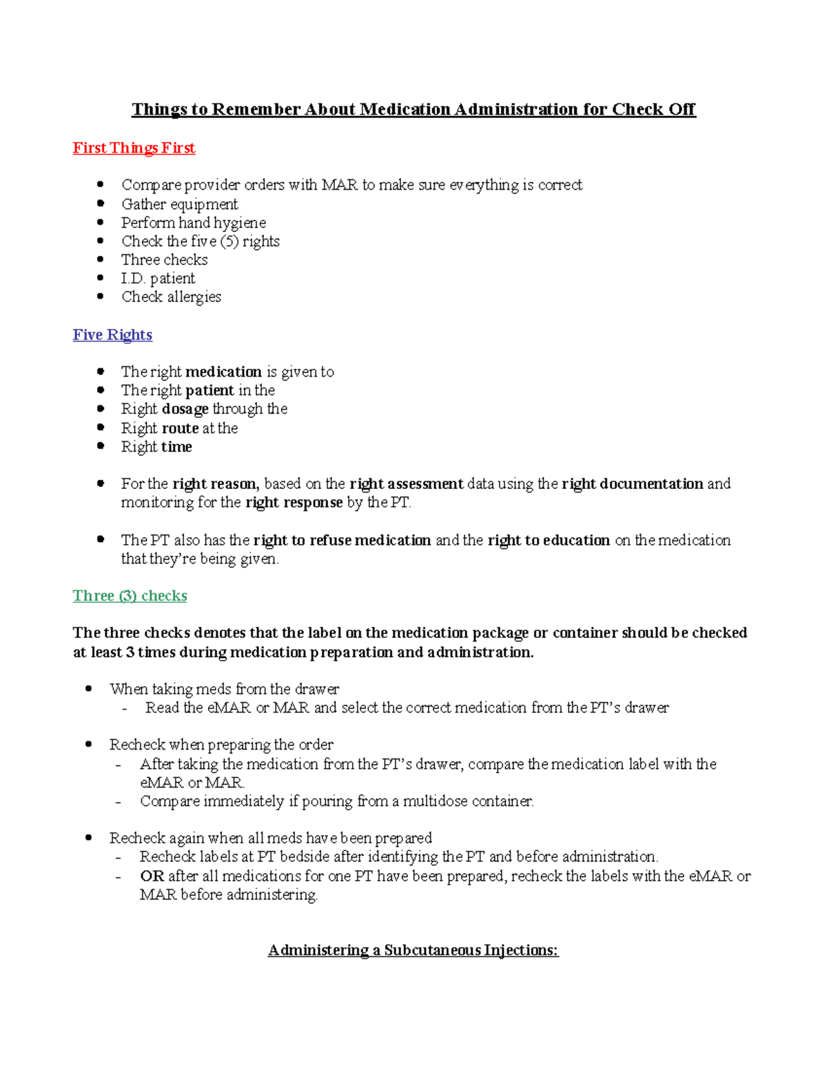 Backup of Backup of Things to Remember About Medication Administration ...