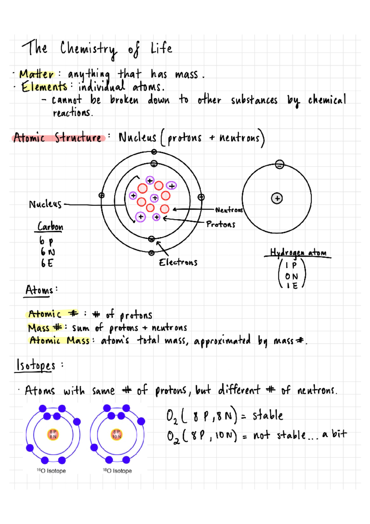 BIO 1345 (Chemistry of Life) - BIOL 1345 - Studocu