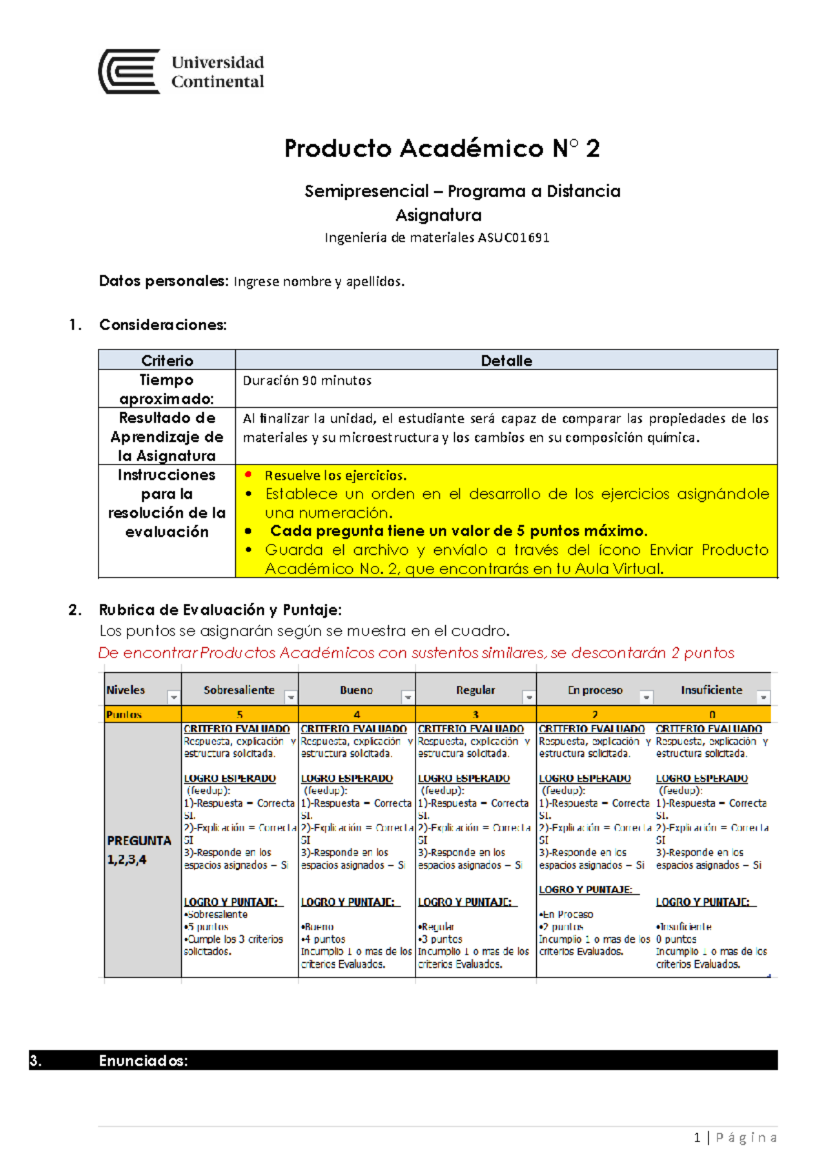 PA2 Individual 4 preguntas 2024-10B ( Preguntas) - Producto Académico N° 2 Semipresencial ...