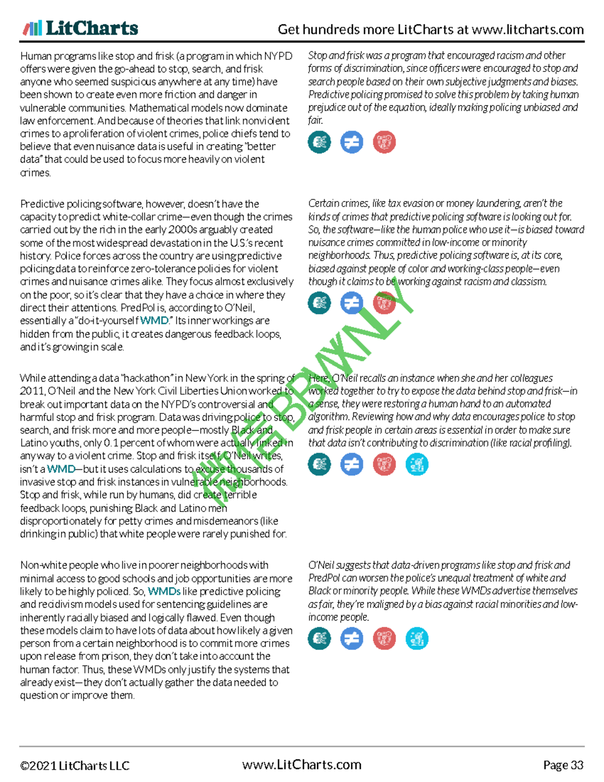 Weapons-of-Math-Destruction-Lit Chart 33 - Human programs like stop and ...
