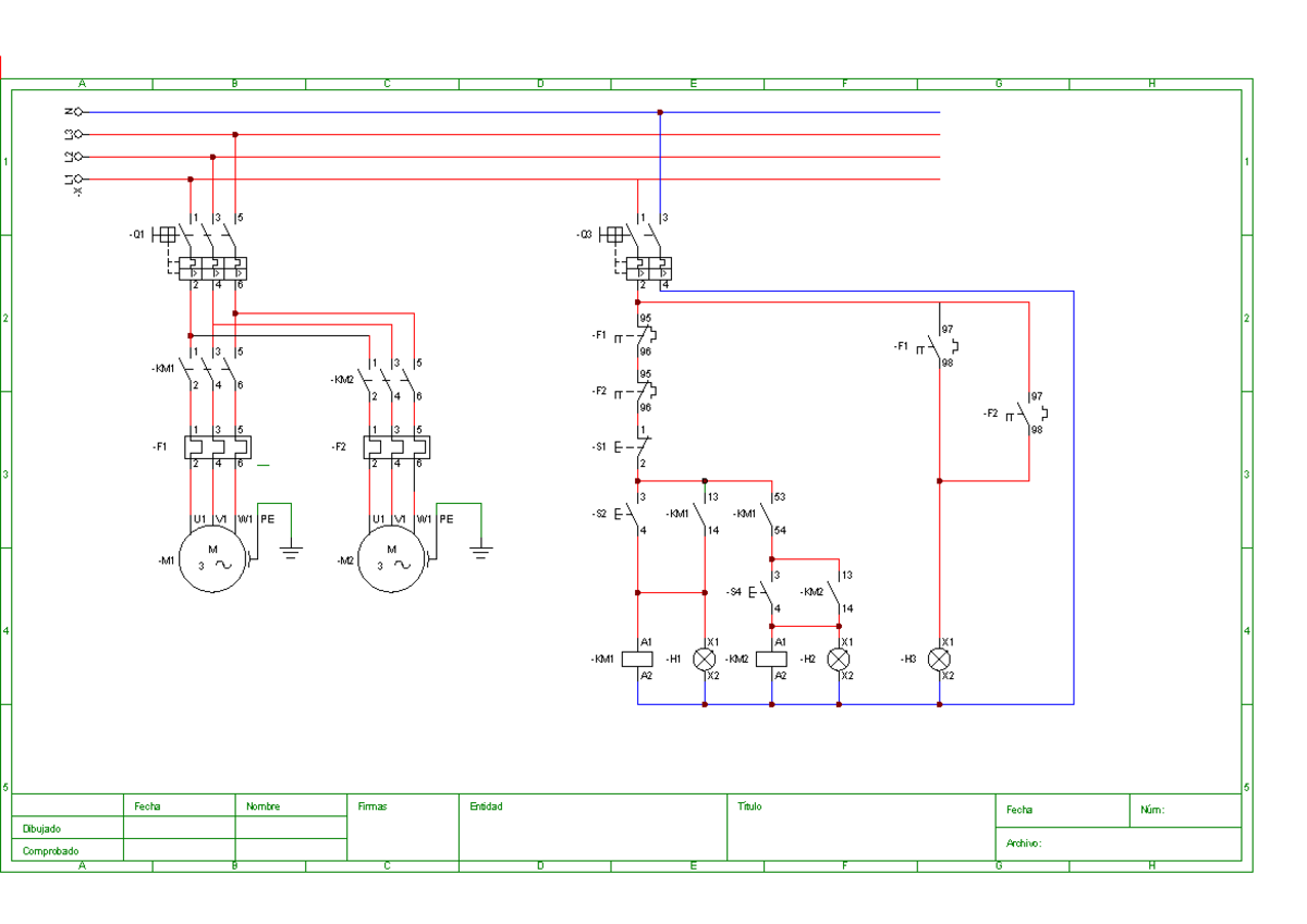 04Arranque de motor trifásico en secuencia forzada 4 - A A B B C C D D ...