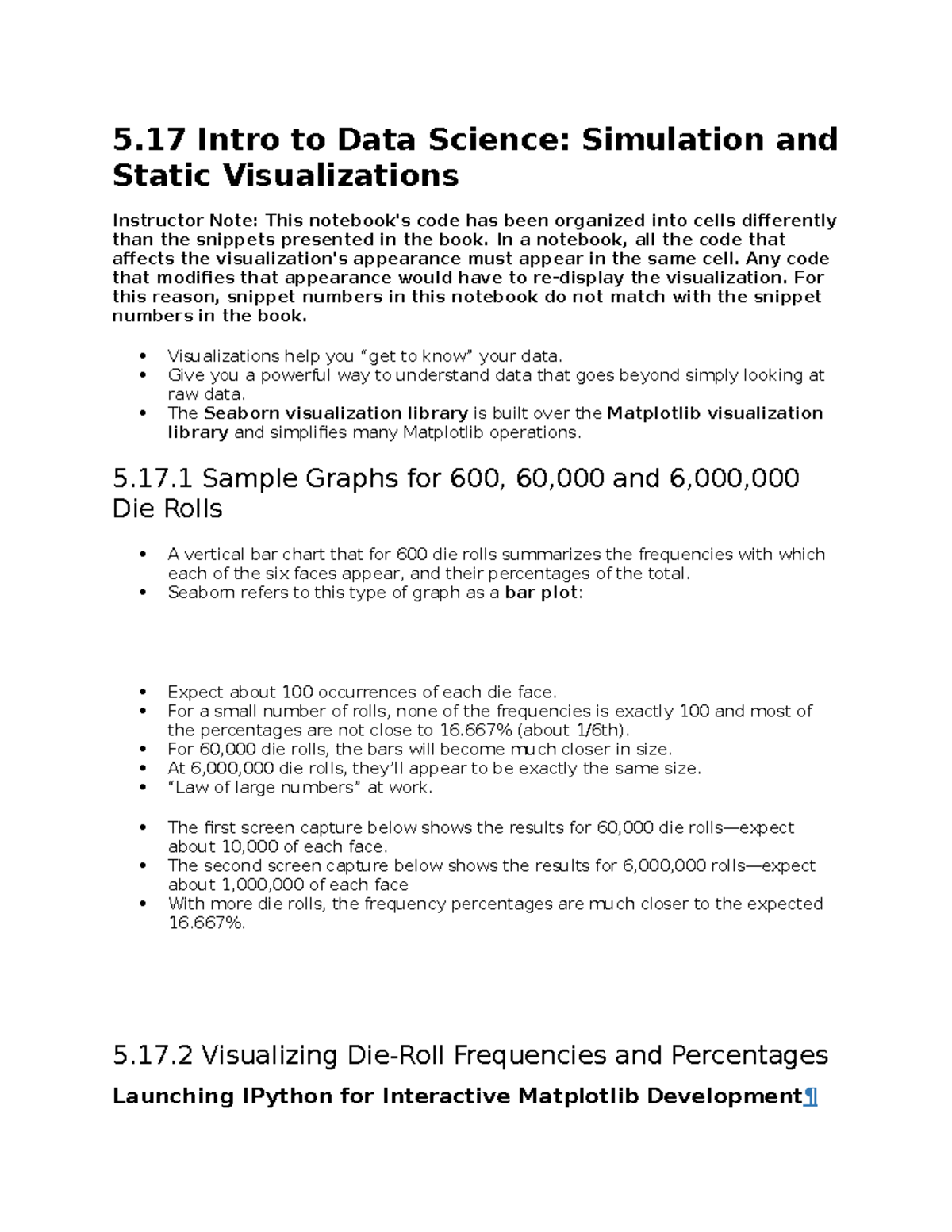 Cosc Notes 2023 - 5 Intro to Data Science: Simulation and Static ...
