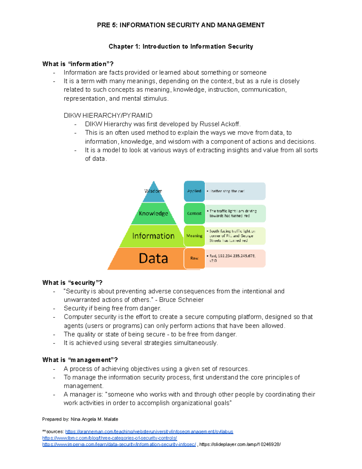 Chapter 1 Introduction To Information Security Chapter 1 Introduction To Information Security