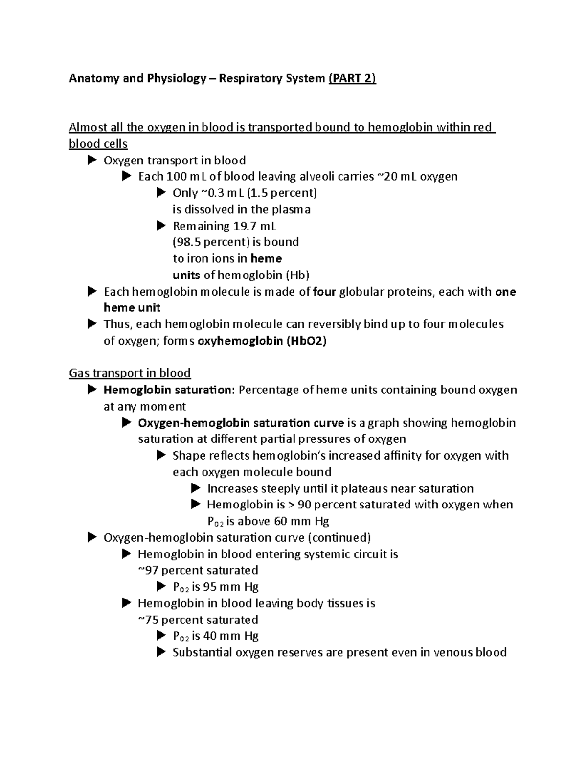 Anatomy and Physiology Resp Sys P2 - Anatomy and Physiology ...