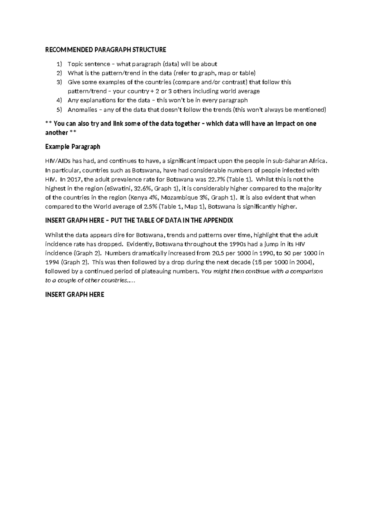 2022 Sample Paragraphs - RECOMMENDED PARAGRAPH STRUCTURE Topic sentence ...