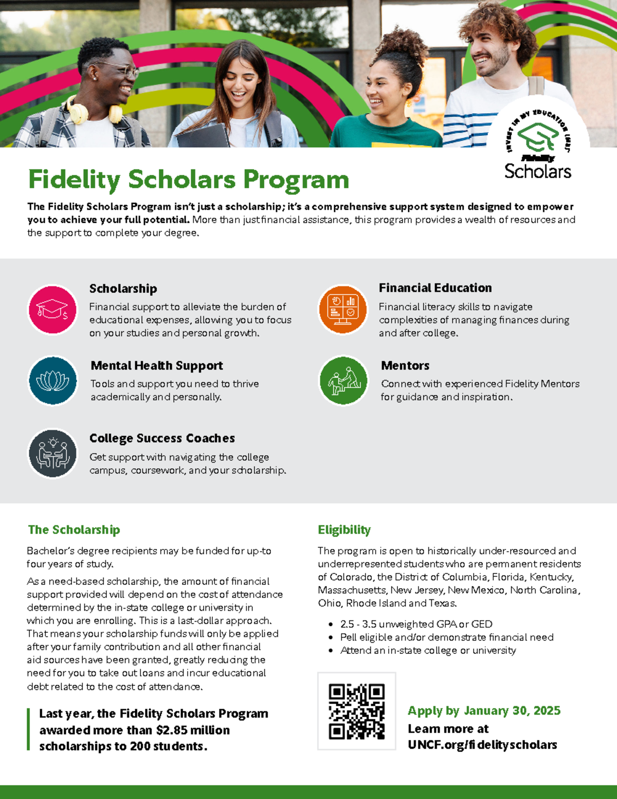 FSP-General-Flyer-One-Pager 3 - Fidelity Scholars Program The Fidelity ...