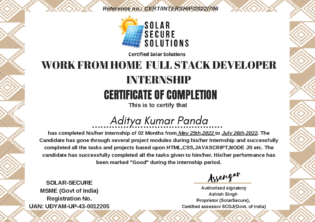 Aditya Kumar Panda - This is a pdf of a book ...