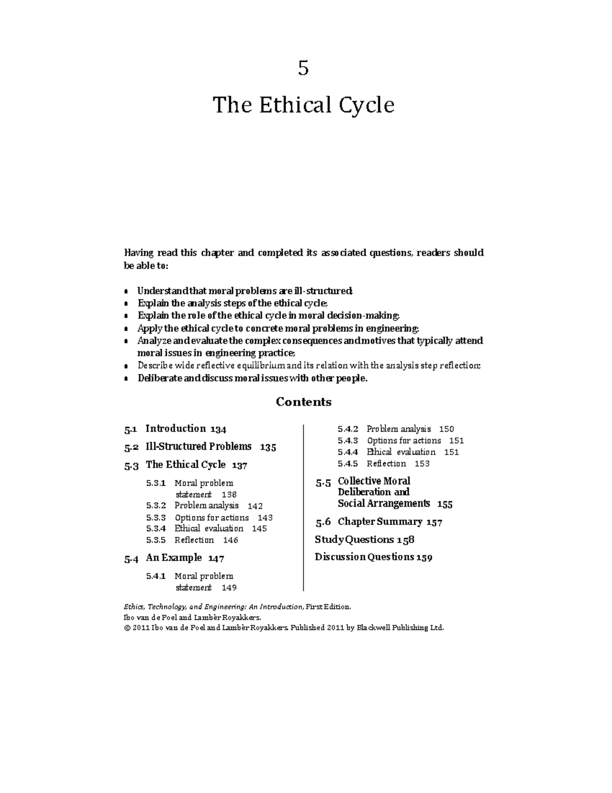The Ethical Cycle - Ethics examines the rational justification for our ...