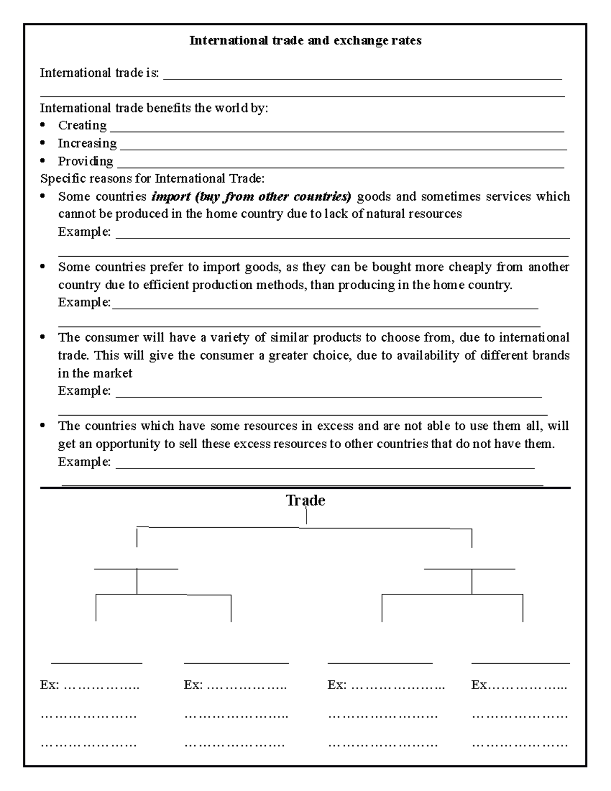 Chapter 12 - International Trade and Exchange Rates - International ...